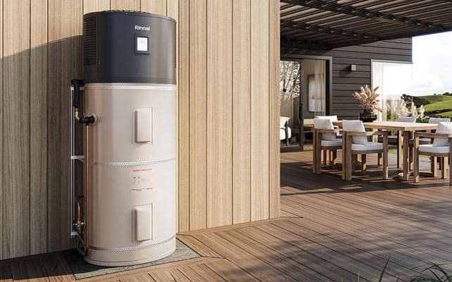 Rinnai Hydraheat Hot Water Heat Pump All In One 275L Upgrade – Auckland ...